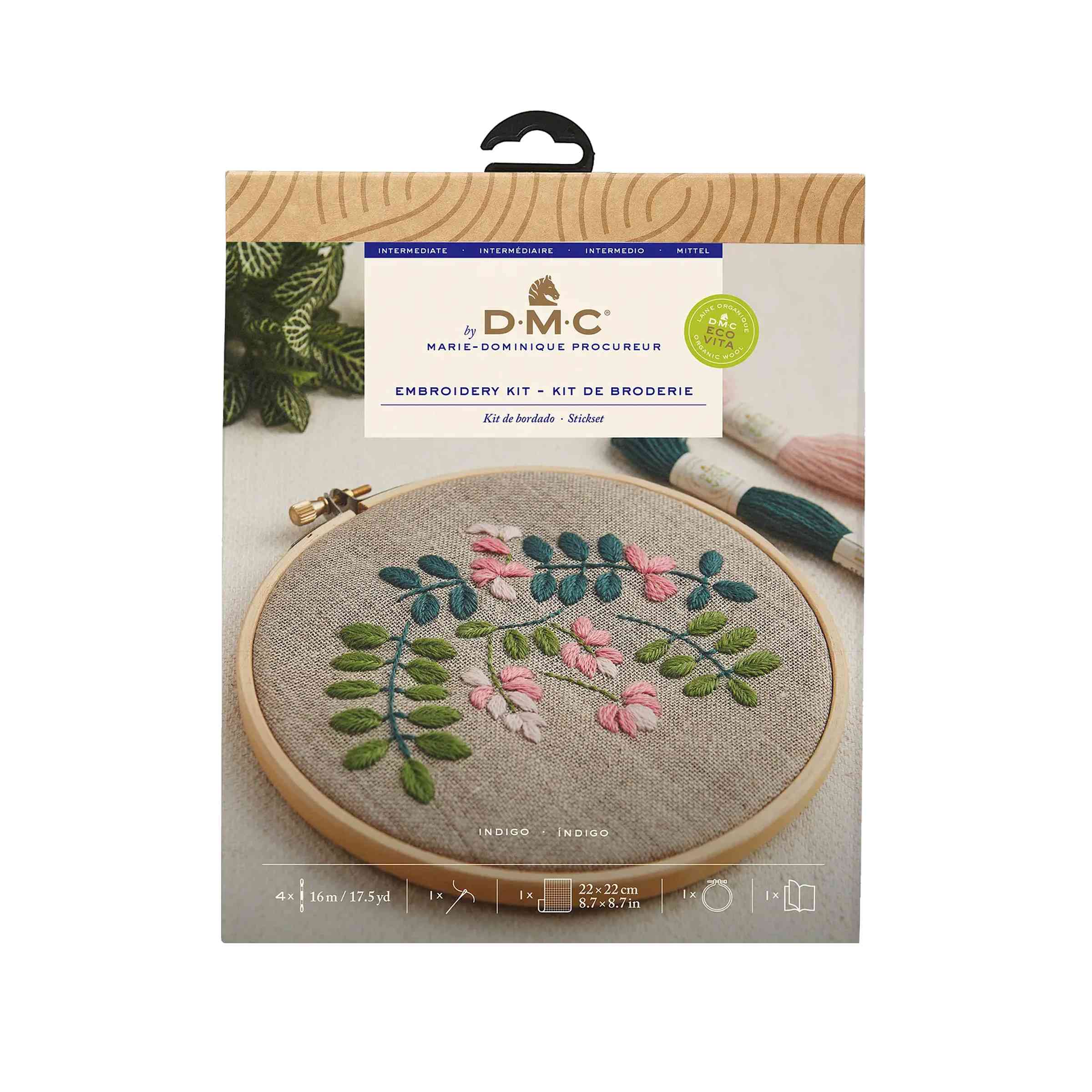 DMC Hoop Embroidery Kits (Various Types) – Bobbin and Ink