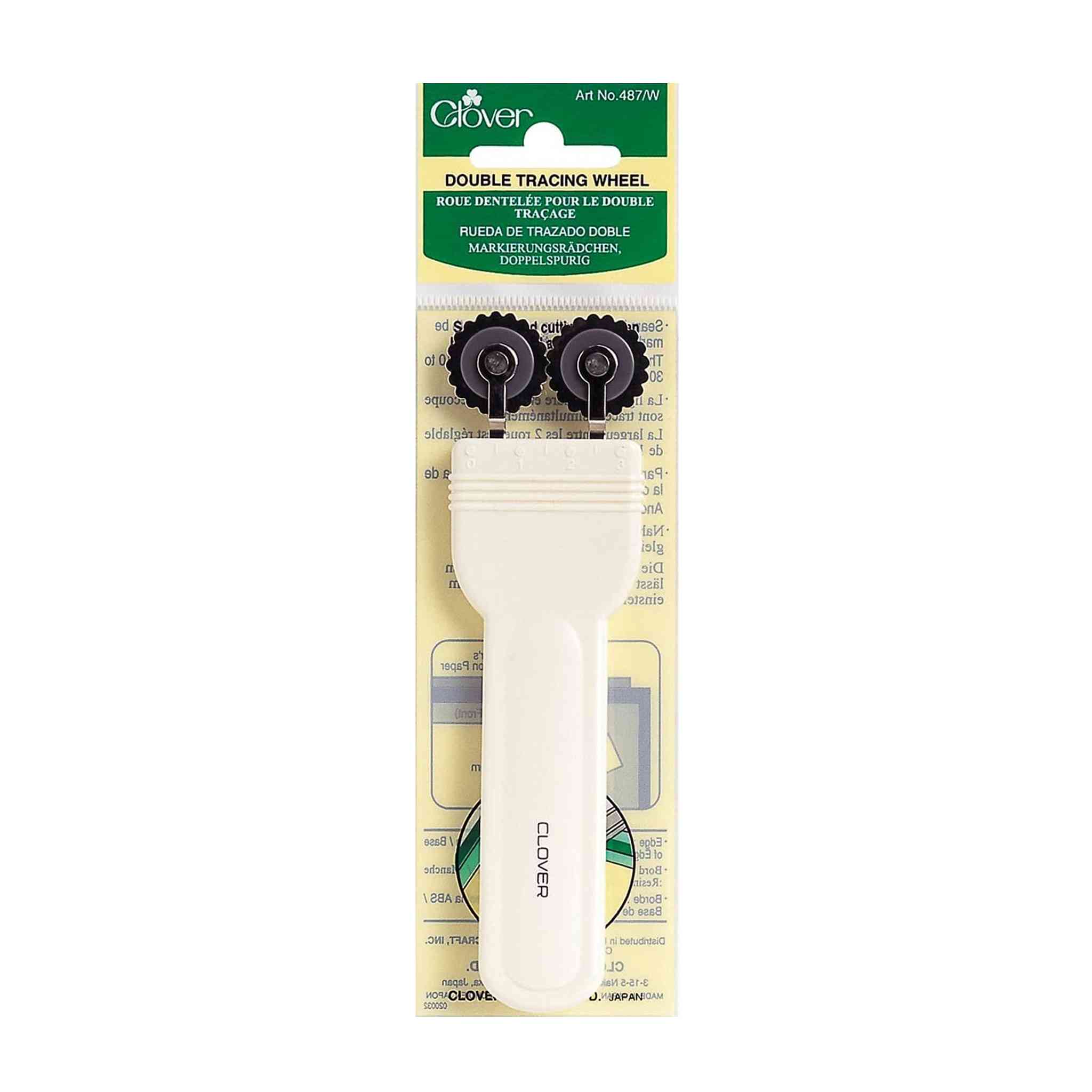 Clover Double Tracing Wheel (Adjustable) – Bobbin and Ink