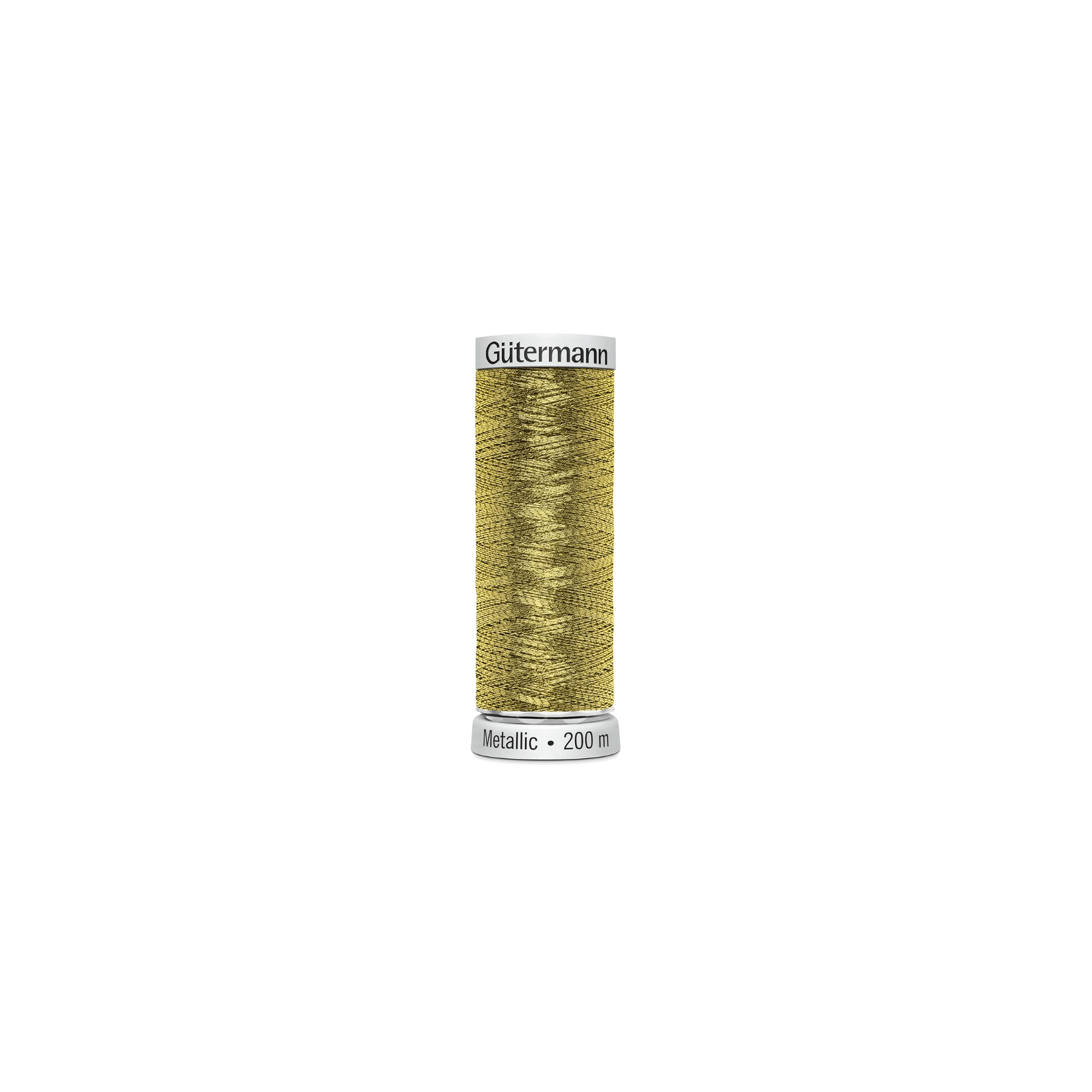 Gutermann Metallic Thread 200m – Bobbin and Ink